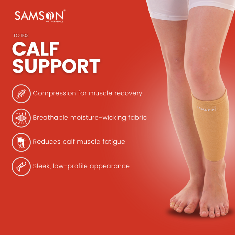 Samson Calf Support Sleeve – Compression & Comfort - SAMSON Orthopaedics