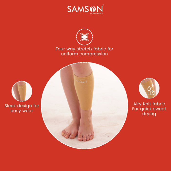 Samson Calf Support Sleeve – Compression & Comfort - SAMSON Orthopaedics