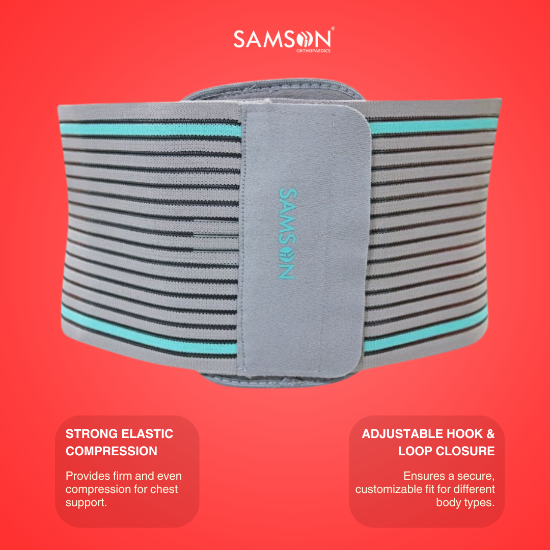 Samson Chest Binder – Adjustable & Comfortable Fit - SAMSON Orthopaedics