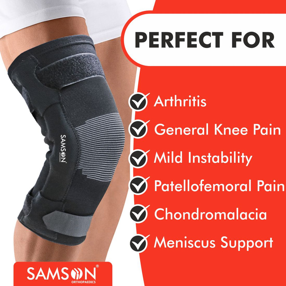 Samson Hinged Knee Cap – Stabilized Joint Support - SAMSON Orthopaedics