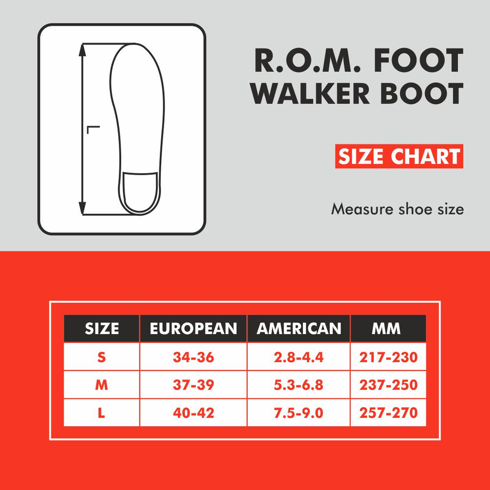 Samson ROM Foot Walker Boot: Precise Recovery for Foot Injuries ...