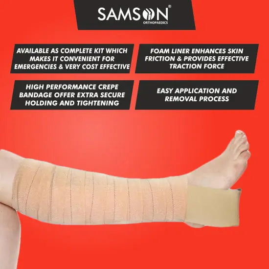 Skin Traction Set with Adhesive Kit | Effective Recovery - SAMSON ...