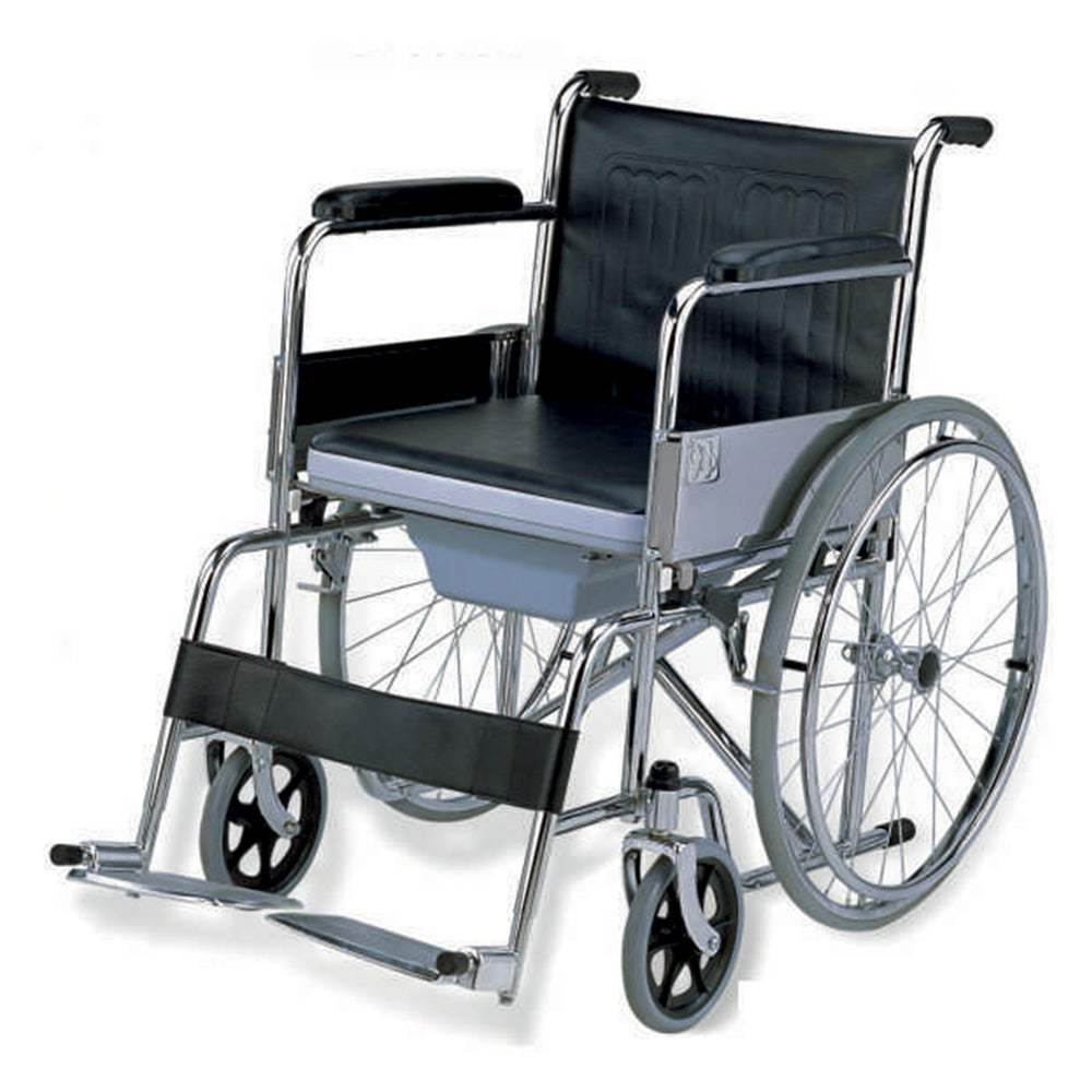 Wheel chair with Commode & Shower Use | Portable Design - SAMSON ...